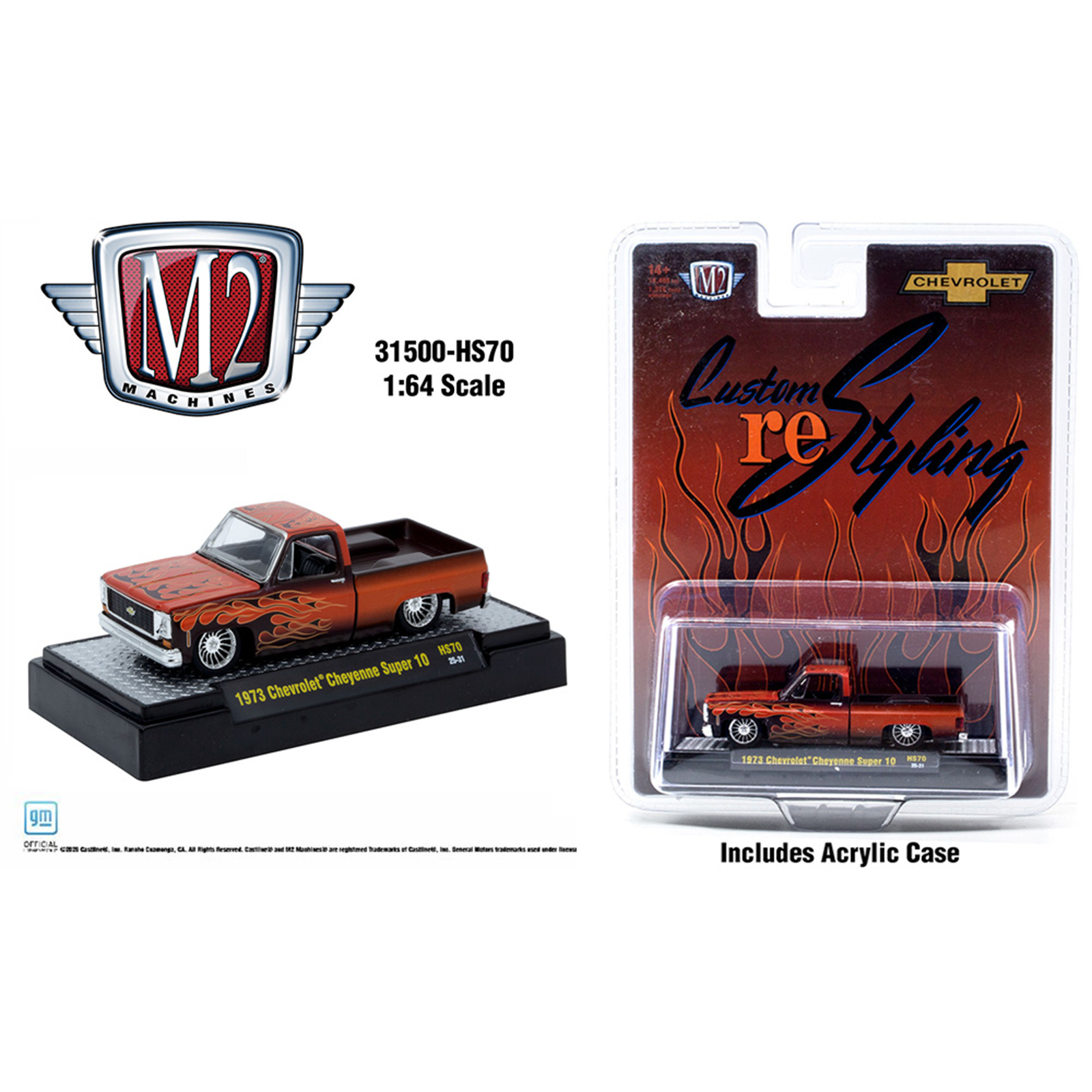 M2 1973 Chevrolet Cheyenne Super 10 Custom Re Styling – OrlandoCityDiecast